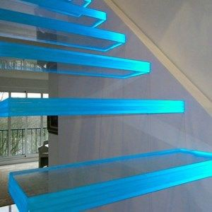 Перила и лестницы из стекла