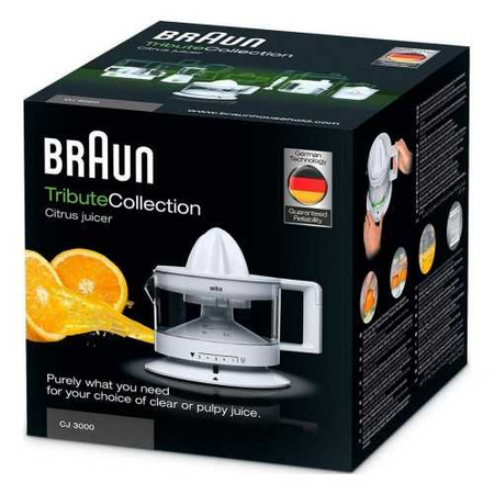 Для цитрусовых Braun CJ 3000WH объем бака для сока 350мл.