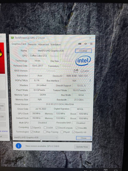 Ноутбук acer nitro