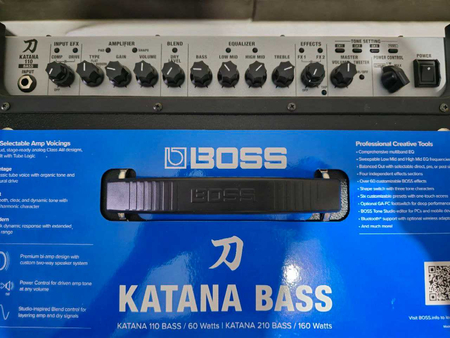 Boss Katana-110 Bass – универсальный комбоусилитель для бас-гитары