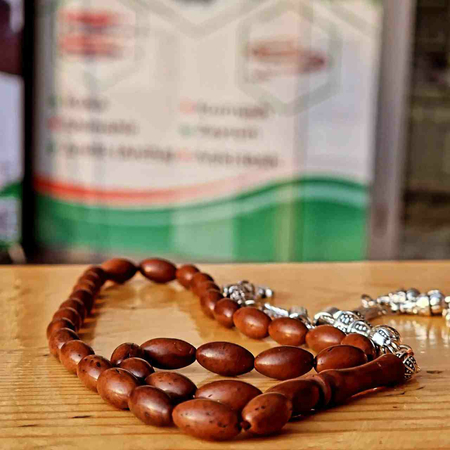Kuka daraxtidan tayorlangan tasbehlar.