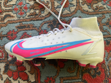 Бутсы Nike Mercurial Vapor 14 Elite PRO FG белые .