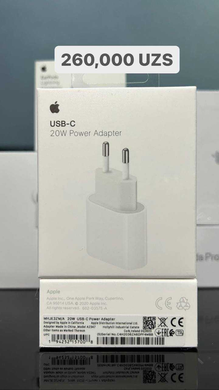 iPhone Adapter Golovka Apple Original 20w Зарядка для айфона iPhone 15