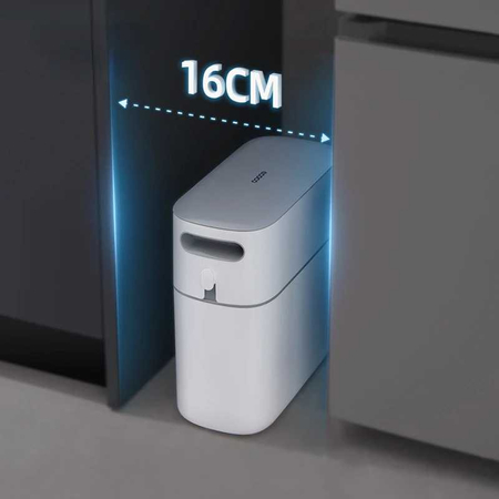 Мусорная корзина Ecoco, двухслойная, с защитой от запаха, 12 л