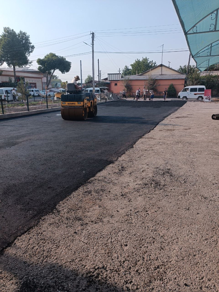 асфалт ишларини бажарамиз паласа хам чизамиз