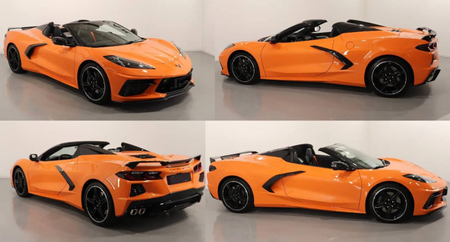 Chevrolet Corvette C8 convertible stingray.