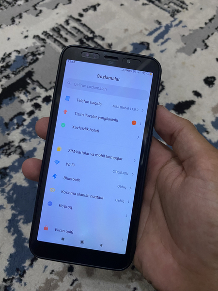 Redmi 5+ karobka dakument yoq viloyatda qolib ketgan