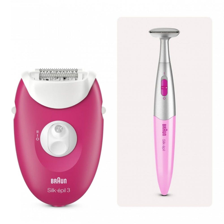 Эпилятор Braun Silk-epil 3 SE3420 + стайлер для бикини