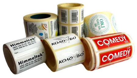Самоклеющиеся этикетки на Флексо Печати (рулонные самоклейки)