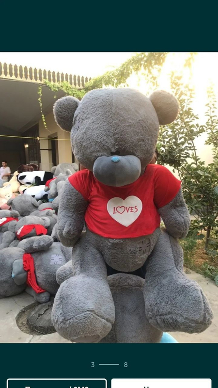 Teddy Тедди 30 sm dan 3 metrgacha