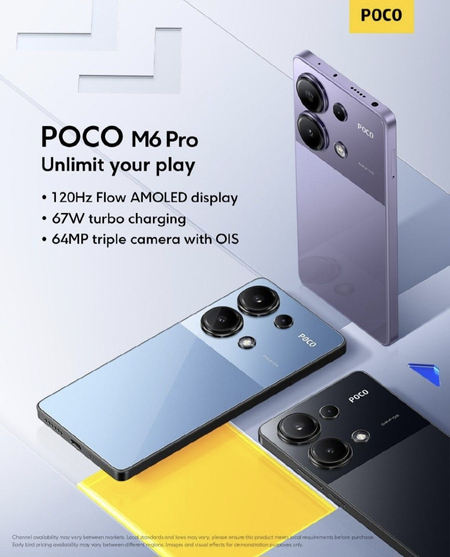 Poco M6 Pro 4G 2024 New Super Skidka+Garantiya+Dastavka