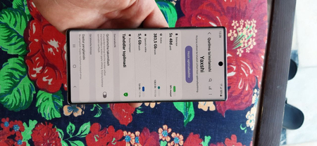 SAMSUNG GELEKSI NOT 10 PILUS 5 G Chizilga urilgan joylari yuq