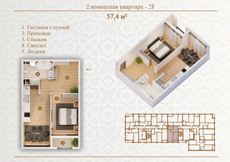 Новостройка ЖК NEONIT 57.4/58.3/70/71 кв.м всё по 800$