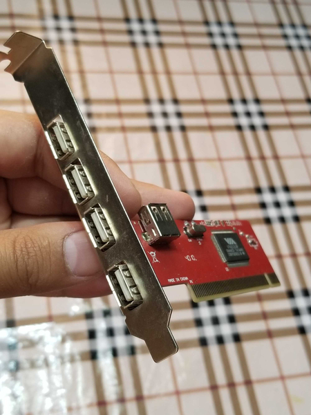 Плата расширения PCI USB 2.0, 4 портовый