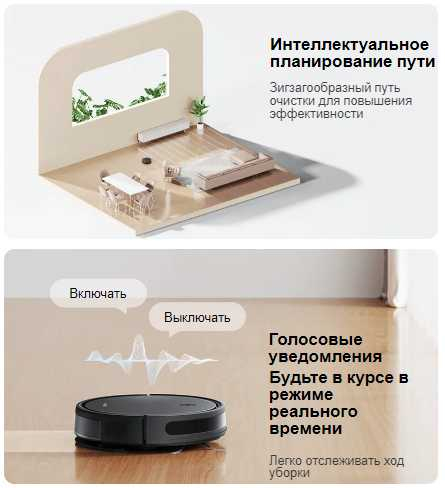 Умный робот-пылесос для дома Xiaomi Mi Robot Vacuum E10C EU