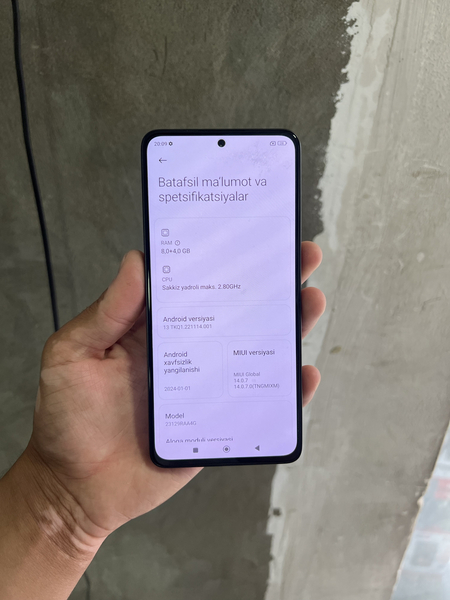 Redmi Not13 8/128 GB