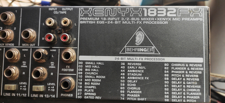 Пульт микшерный 14-канальный BEHRINGER