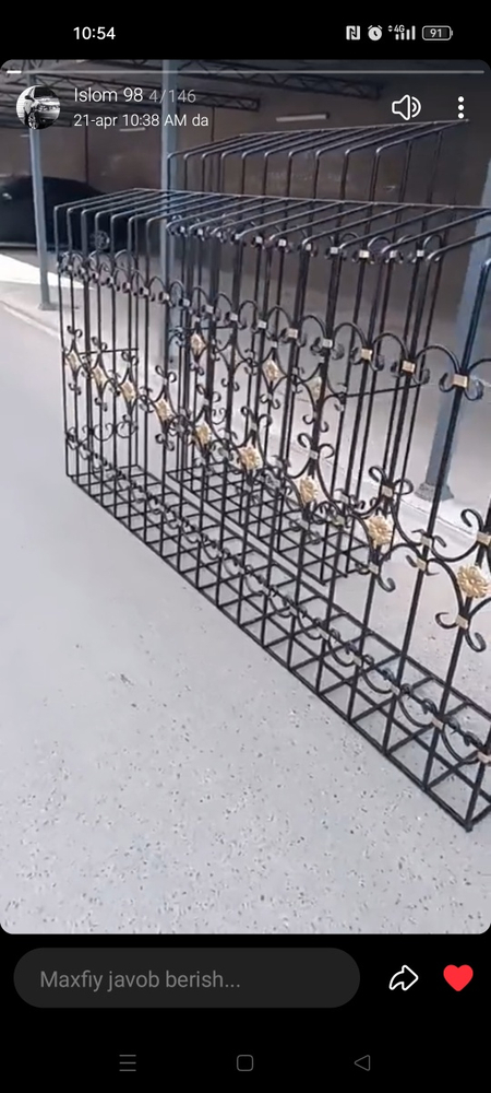Metal konsruksiya xizmatlari reshotka yasab o'rnatib beramiz