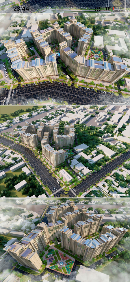 Проект жилой комплекс 5г Мирабат рн