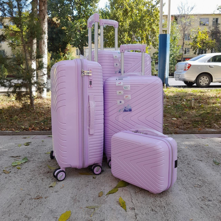 Чемоданы Poliyproplen pushti, pink color   No:1226