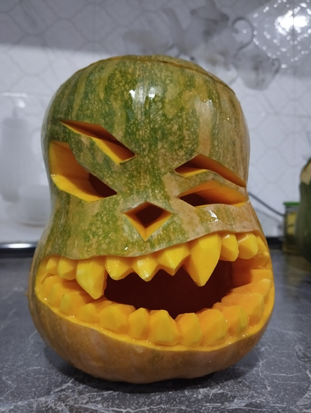 Тыква на хэллоуин