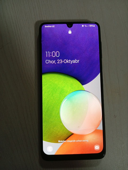 Samsung a22 4/64 zor holatda 100$