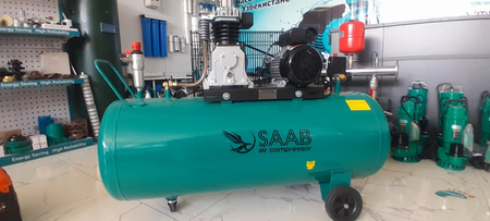 Воздушный поршенли компрессор 200 л 220 вольт SAAB 200L kompressor