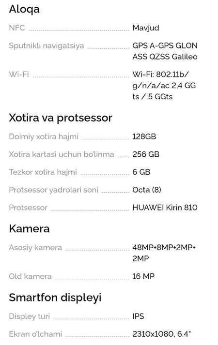 Arzon kuchli 6/128  ayol kishini telefoni