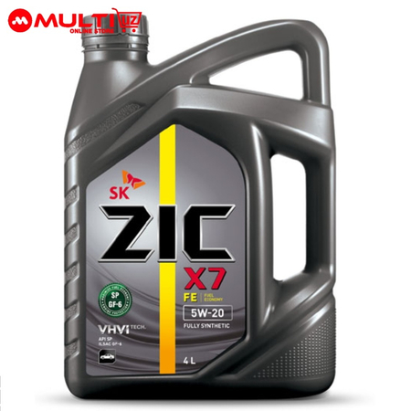 Zic X7 FE 5w20 Синтетическое Маторное Масло 4л