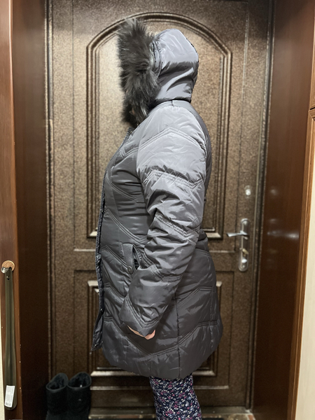 Пуховик теплый