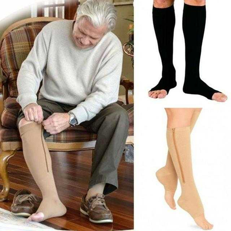 Лечебные компрессионные гольфы от варикоза Zip Sox