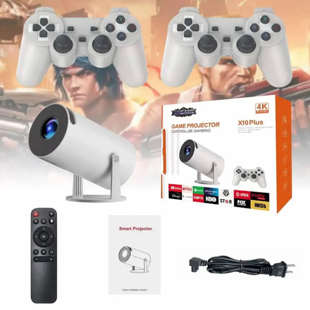 Игровой проектор X10 Plus game projector с двумя пультами