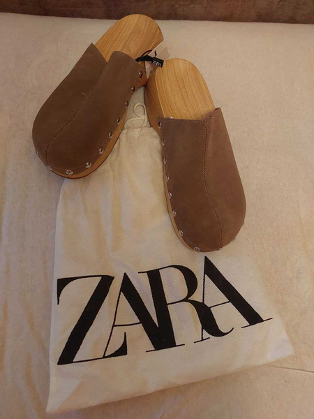 ZARA сабо с заклёпками