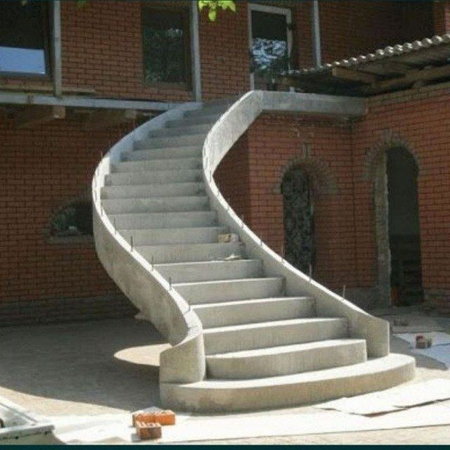 Manalitniy lesnissa beton zina tayyorlash