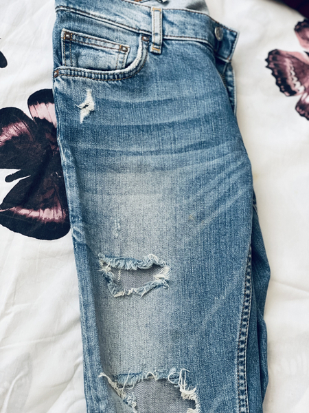 Брюки джинсы zara
