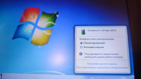 Нетбук msi Аккумулятор держит 4-часа.
