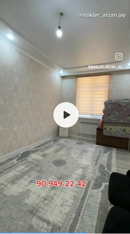 Нокисте 5этаждын 1 этажында  2 ханала 47кв.м квартира сатылады