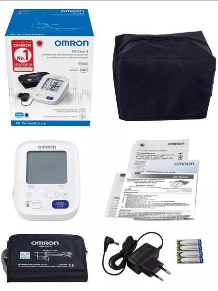 OMRON
Тонометр автоматический электронный M3 Expert