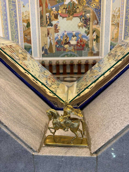 Амир Темур Сувенир сделано 3D принтере краска  ручная работа