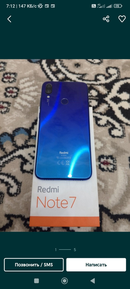 Redmi note 7 kor dok bor xolati yaxwi xotira 4 ga 64 gb