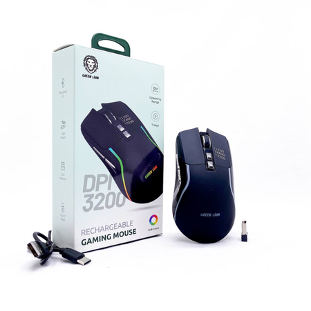 Mouse Bluetooth Cherger Green Gaming GL RM5