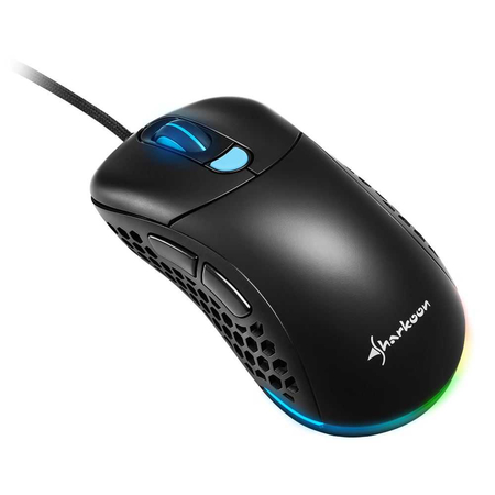 Игровая мышь с подсветкой RGB Sharkoon Light2 200 Black Gaming Mouse