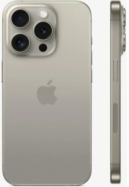 Iphon 15 pro 256 titan, ochilmagan
