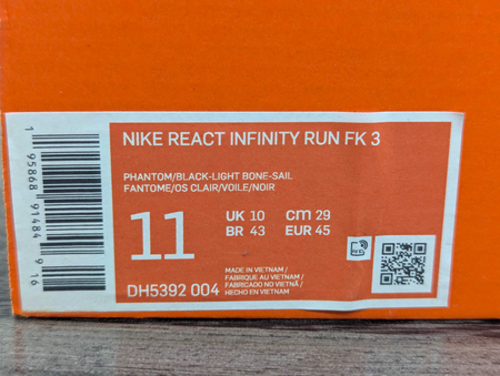 Nike REACT INFINITY RUN FLYKNIT FK 3 (оригинальные, почти новые)