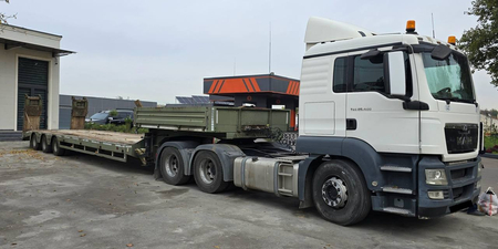 MAN TGS 2014 \\nПолуприцеп Трал\\nMAKINSAN  2014\\n3 мост ,40 тонна \\n3 метр