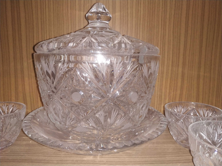 Компотница хрустальная, ЧССР