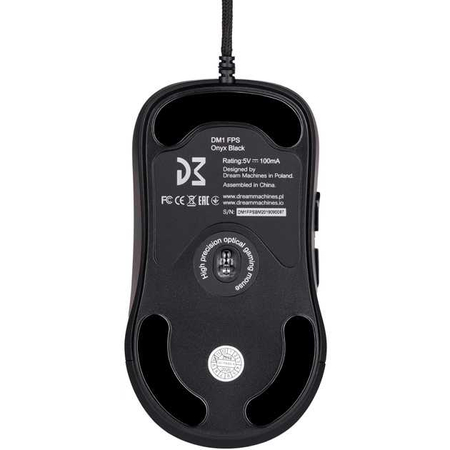 Игровая мышь с подсветкой RGB Dream Machines DM1 FPS Onyx Black