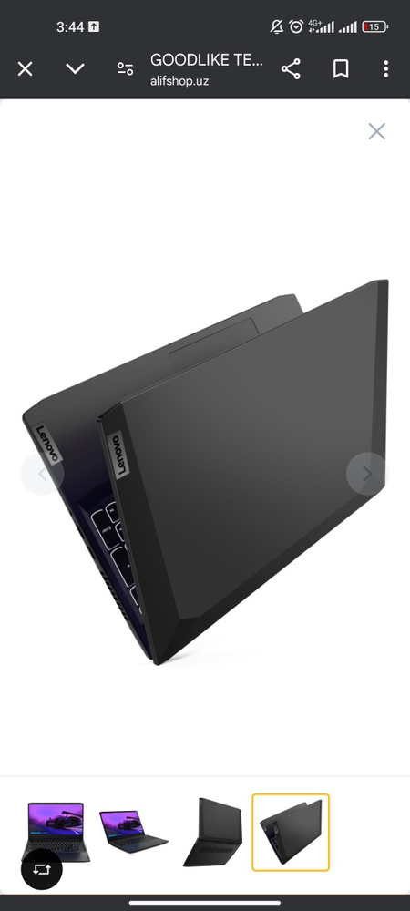 lenova ideapad gaming 3 sotiladi holati alo 8 gb