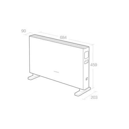 Обогреватель Xiaomi SmartMi Electric Heater Smart Edition White (DNQZN