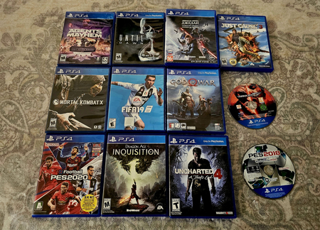 Playstation 4,  игры на дисках. В идеальном состоянии.